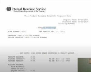How To Pull Your IRS Transcripts - BSH Accounting